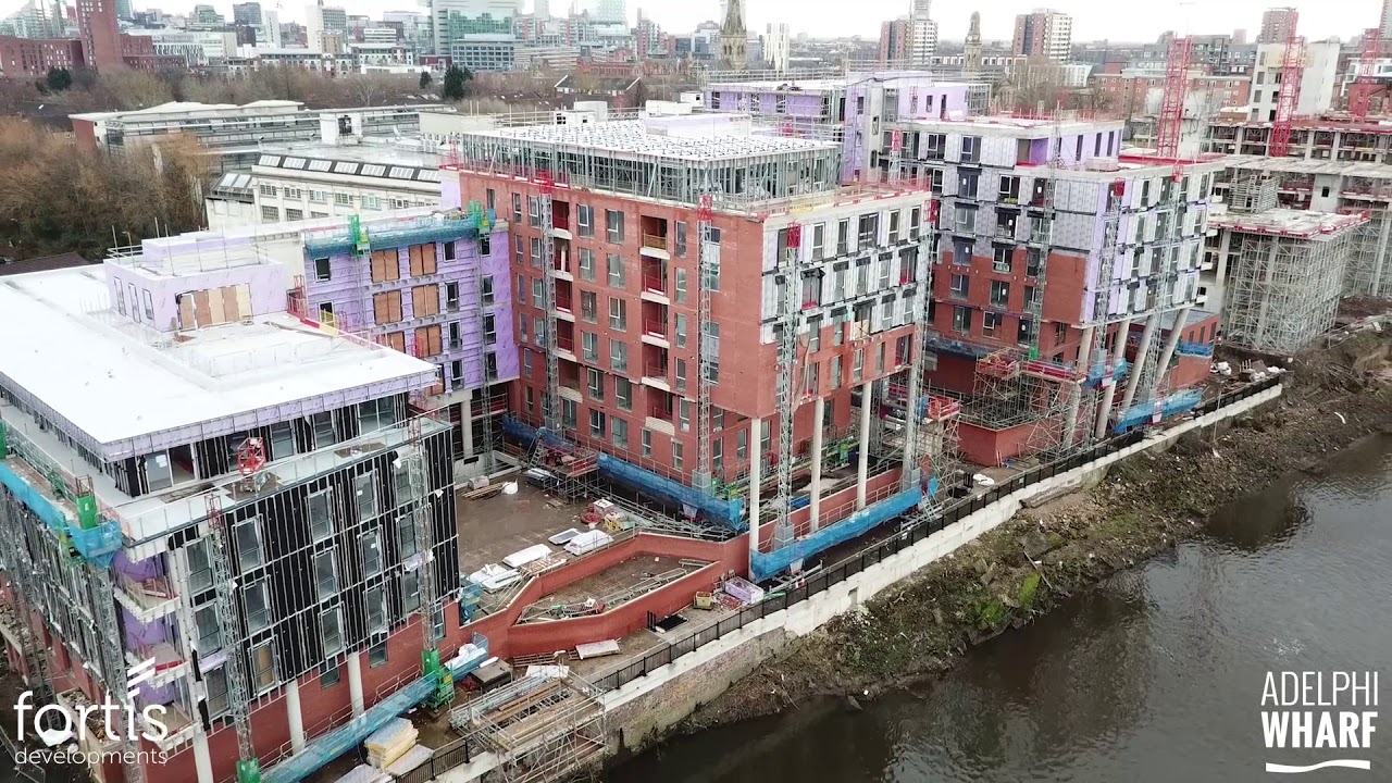 Adelphi Wharf Phase 1 and 2 - February 2018 - YouTube