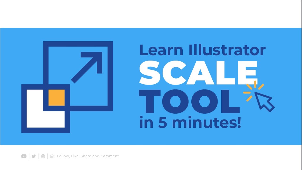 Learn illustrator Scale tool in 5 minutes - YouTube