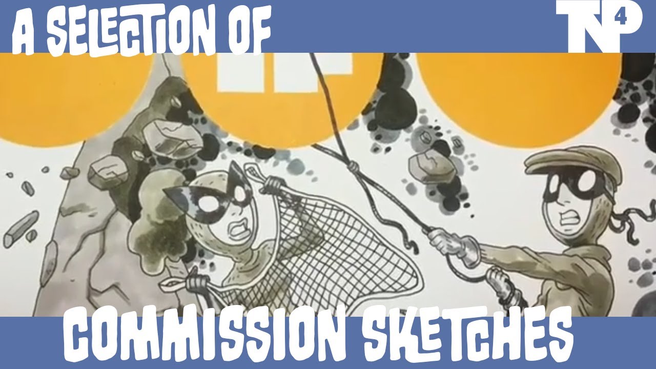 A selection of Commission Sketches - YouTube