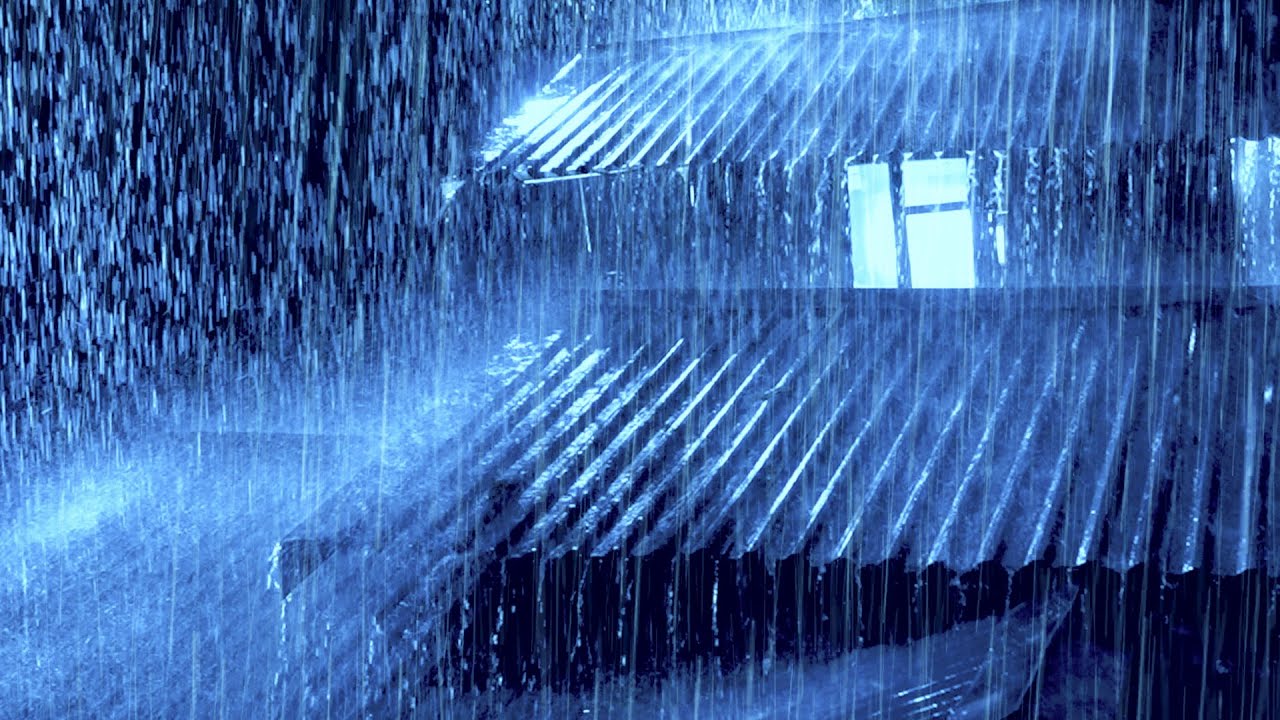 Fall Asleep Immediately with Heavy Wind, Thunder Rumbling & Rain ...