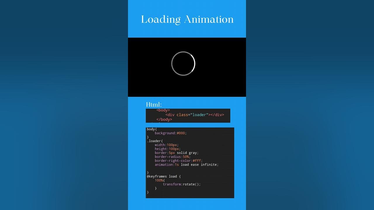 loading animation in css #html #css #webdesign#frontend #webdevelopment ... loading animation in css #html #css #webdesign#frontend #webdevelopment ...