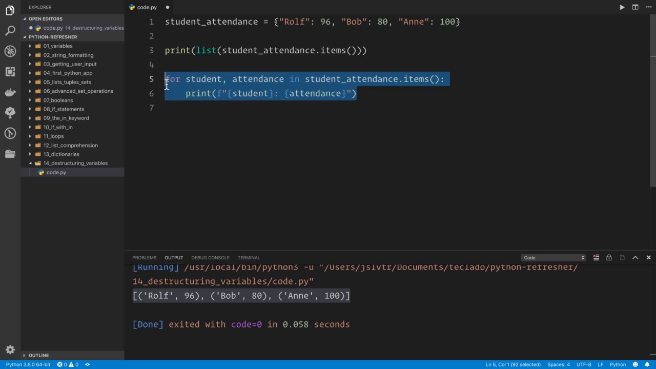 Video23 13 Destructuring Variables Youtube