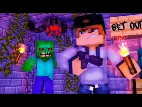 Minecraft || Villager escape through the secret || RTX Mode ||Survival ...