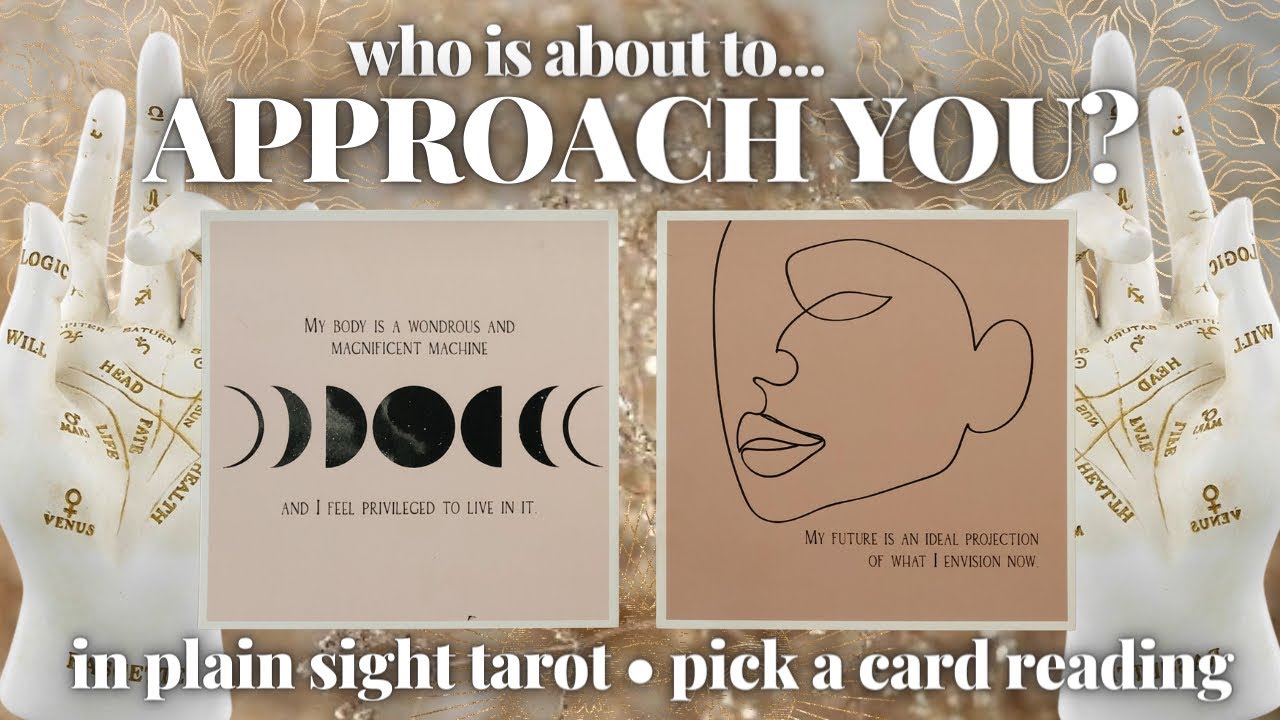 PICK A CARD: 📲 WHO IS ABOUT TO APPROACH YOU? - YouTube