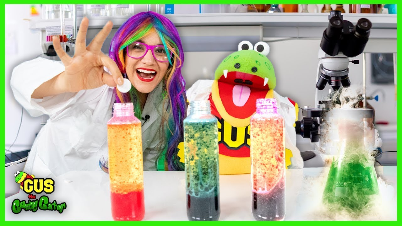 Gus the Gummy Gator Science Experiments for Kids! Educational Fun and ...