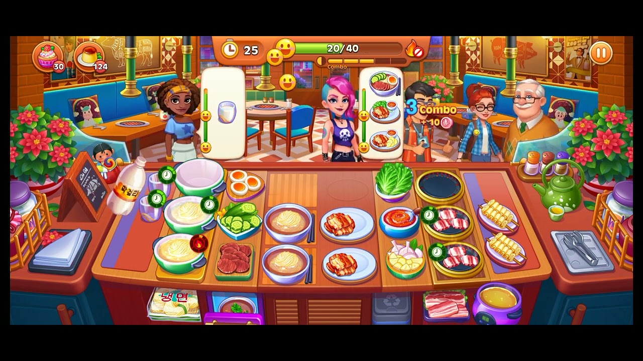 Cooking madness Soul of Seoul level 1405-2 no boosters 3 - YouTube