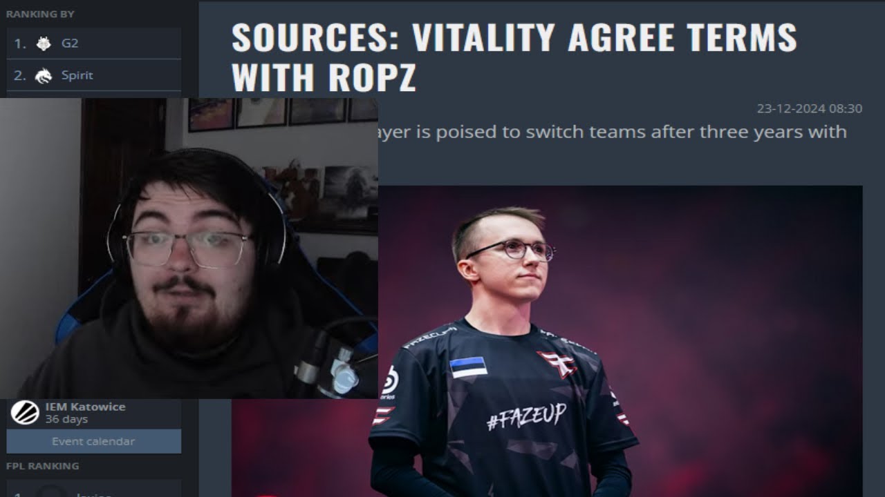 austin reacts to ropz joining vitality rumor - YouTube