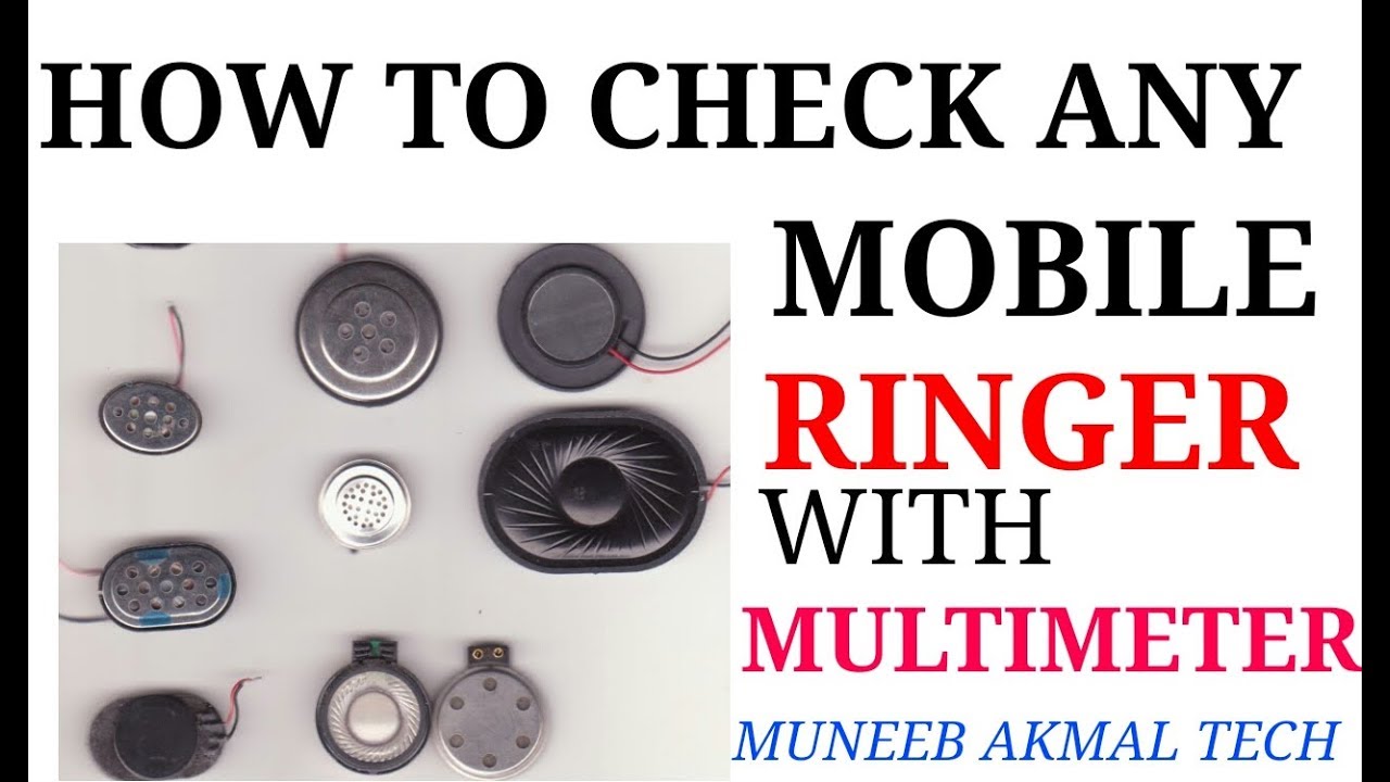 How To Check Any Mobile RINGER With Multimeter - YouTube