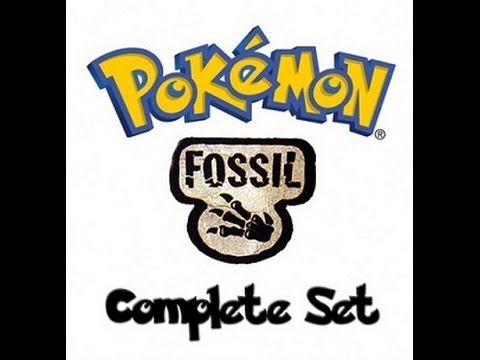 Pokemon Cards Fossil Complete Set - YouTube