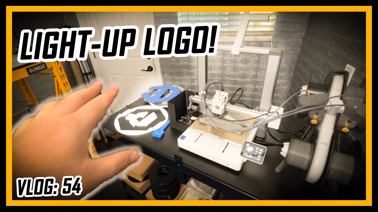 Creating a 3D Printed Logo Light-Up Sign & Wheel Prototype! - YouTube