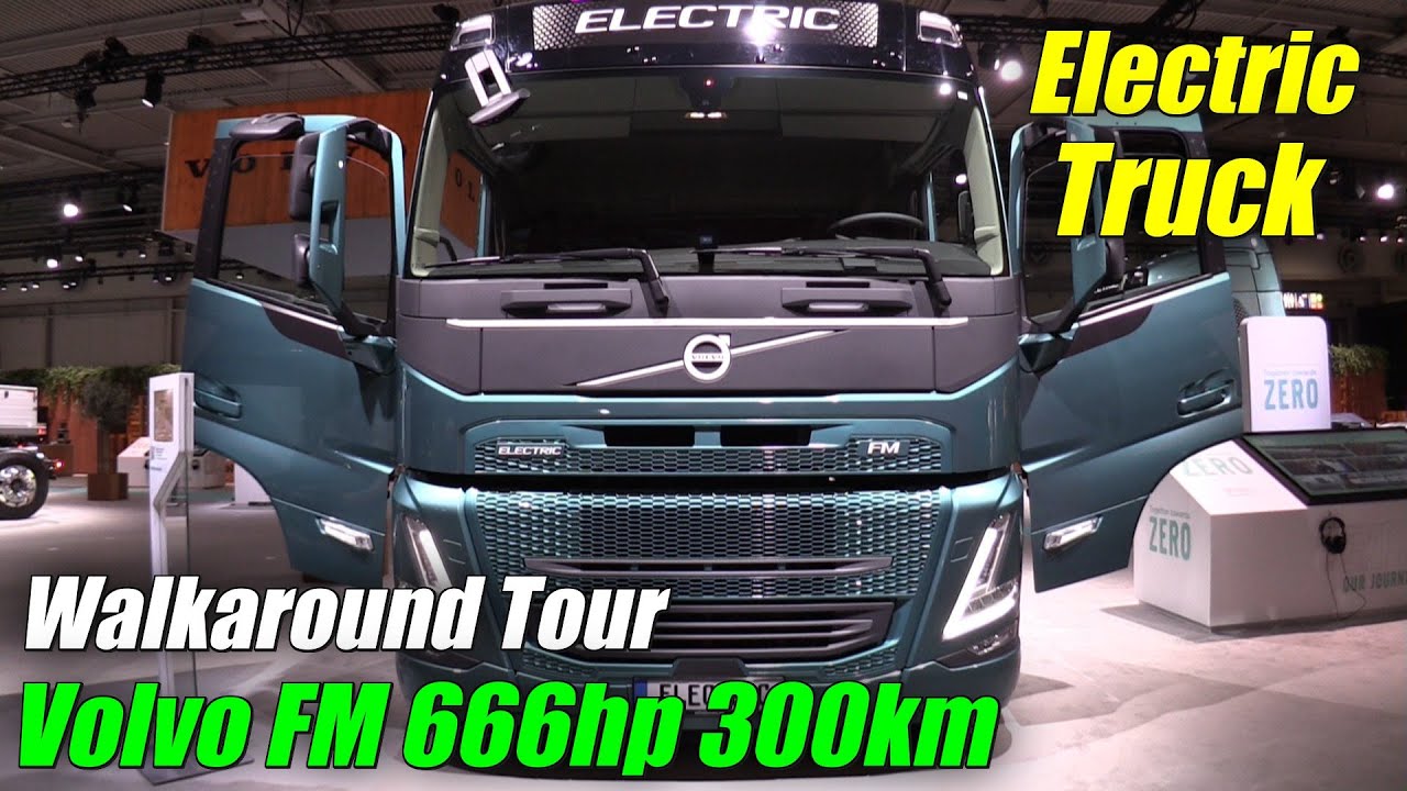 666hp 300km Range Truck !!! 2023 Volvo FM Electric - YouTube