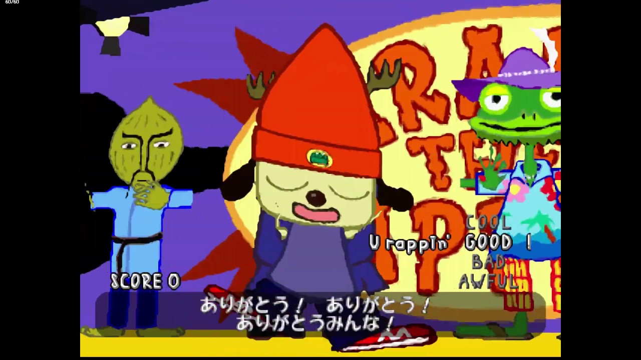 PaRappa The Rapper stage 6 only teacher - YouTube