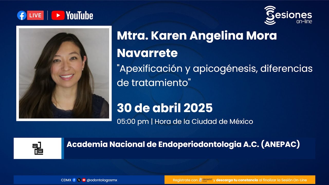 Sesión On-Line: "Apexificación y apicogénesis, diferencias de ...