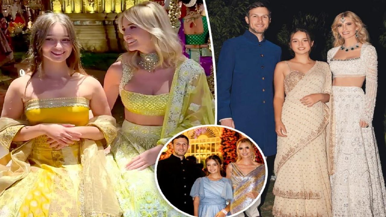 Ivanka Trump and daughter Arabella glitter in traditional Indian ...