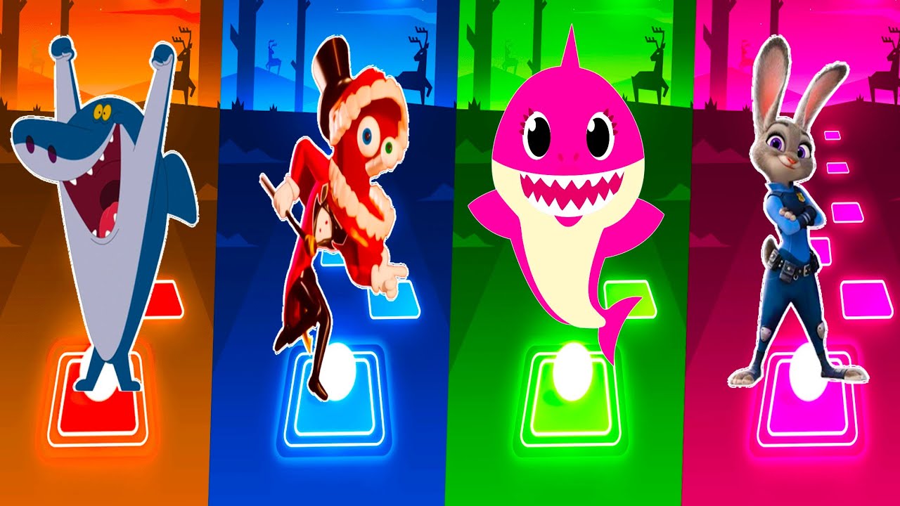 Zig & Sharko 🆚 Amazing Digital Circus Pomni 🆚 Baby Shark 🆚 Zootopia ...