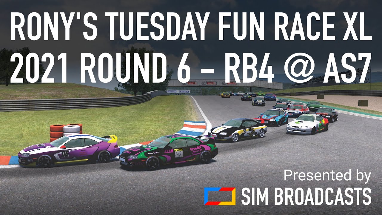 54th Rony's Tuesday Fun Race XL - 2021 Round 6 | Live for Speed - YouTube