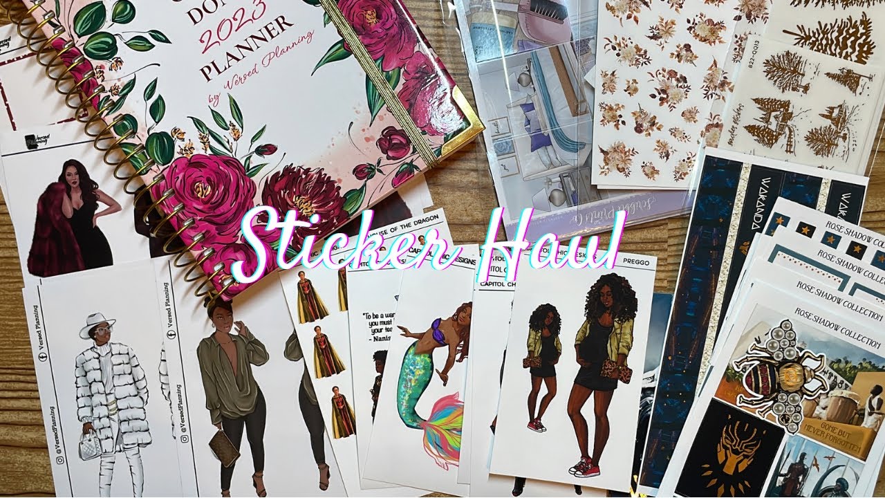 It's A Sticker Haul | VP, Rose Shadow Collection, CCD, Sadie's Stickers ...