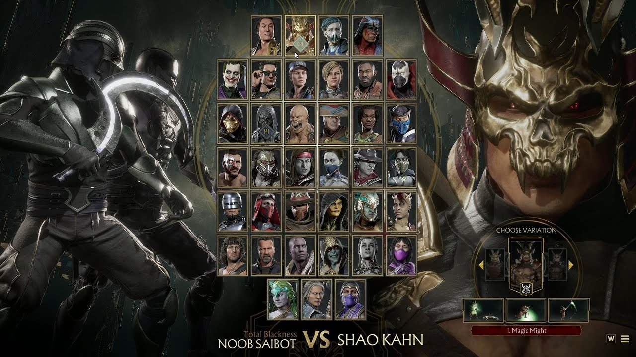 Noob Saibot vs Shao Kahn EPIC Fight | Intense MK11 Keyboard Gameplay ...