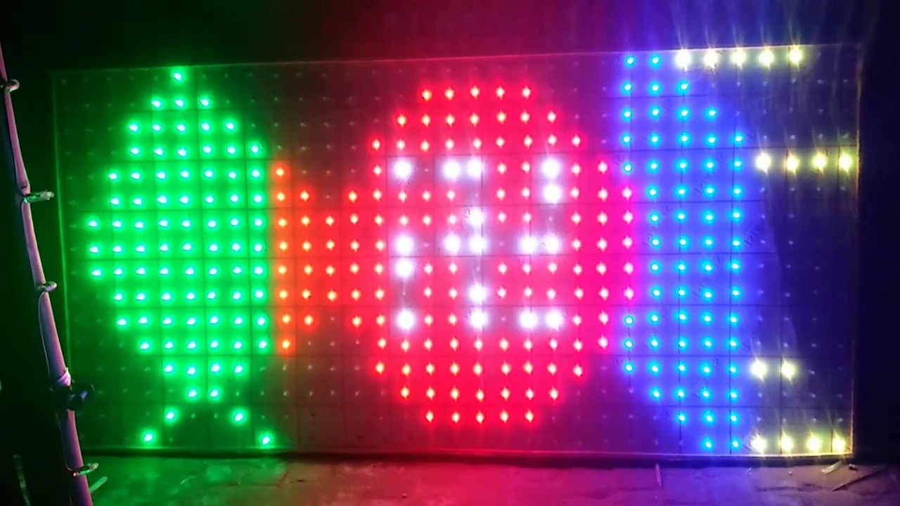 Pixel road light - YouTube