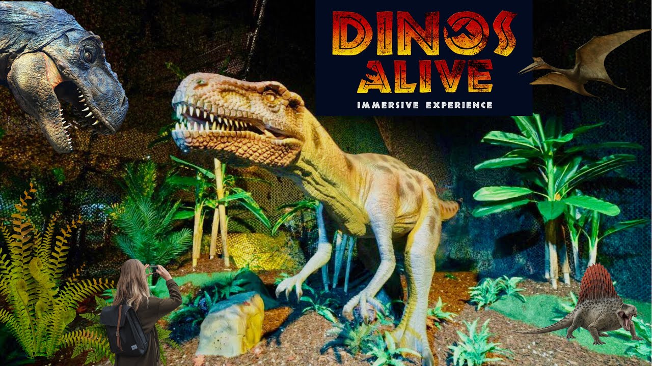 🔴 LIVE: DINOS ALIVE Exhibit Toronto - YouTube