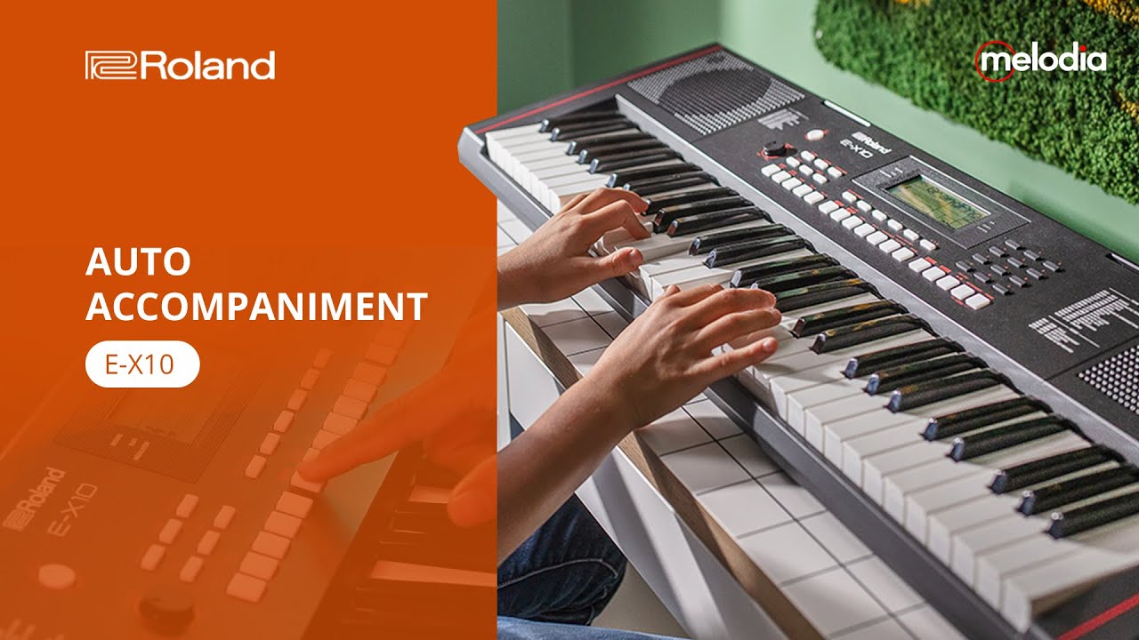 CARA AUTO ACCOMPANIMENT DI ROLAND E-X10 - YouTube