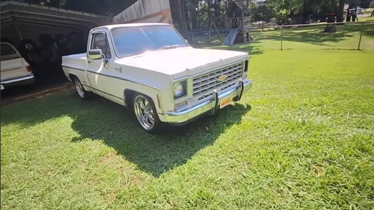 Let's go for a Ride in my 1978 Chevy C10 truck "Billy James". 350 Chevy ...