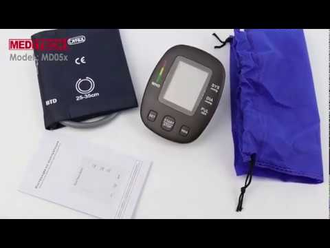 Smart blood pressure monitor from Meditech China - YouTube