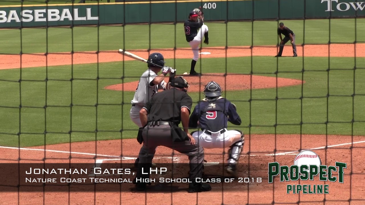 Jonathan Gates prospect video 2, LHP, Nature Coast Technical High ...