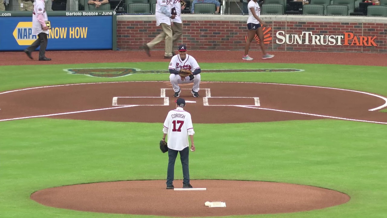 David Cordish Throws Out First Pitch at Atlanta Braves Game at SunTrust ...