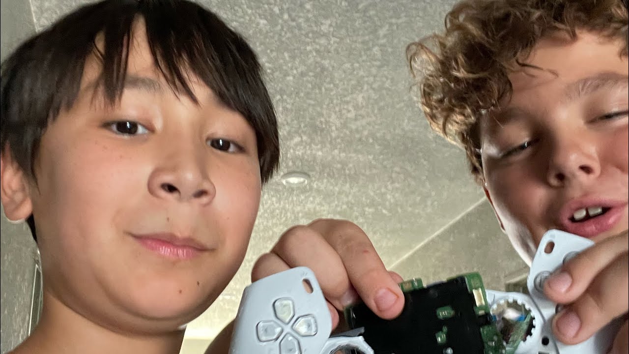Bored smashing ps5 controller - YouTube