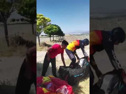 Hasandağı paraşüt atlamasında paraşütcü Taşpınar'a iniş yaparsa Kara Murat ile tanışır 😅