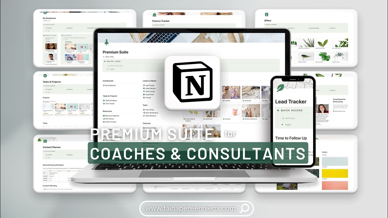 Notion All-in-One System for Coaches & Consultants - 2 min Demo of My ...
