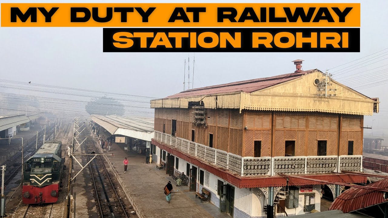 My duty at railway station rohri - YouTube