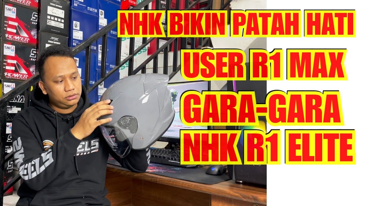 REVIEW NHK R1 ELITE | HALFFACE TERBARU NHK - YouTube