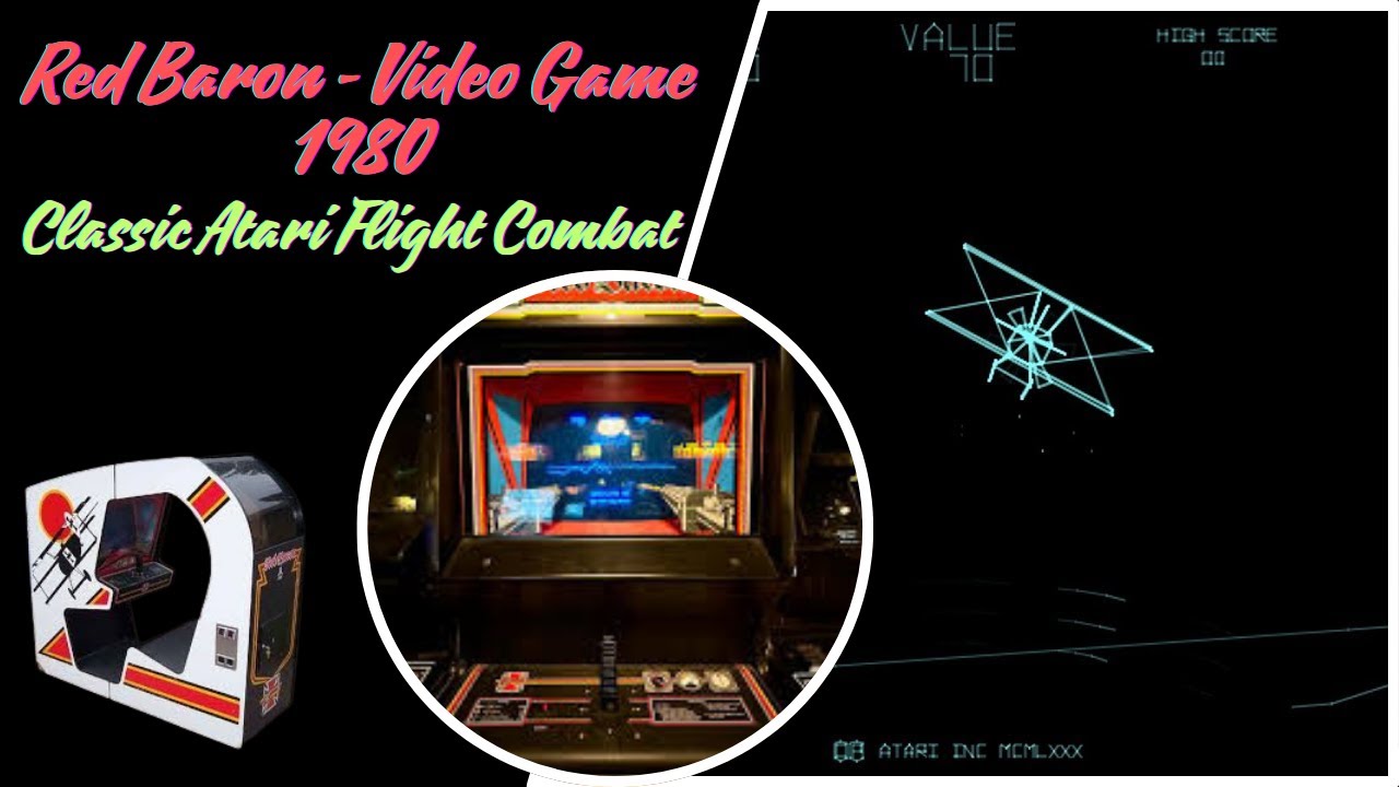 Red Baron - Video Game 1980 | Classic Atari Flight Combat - YouTube