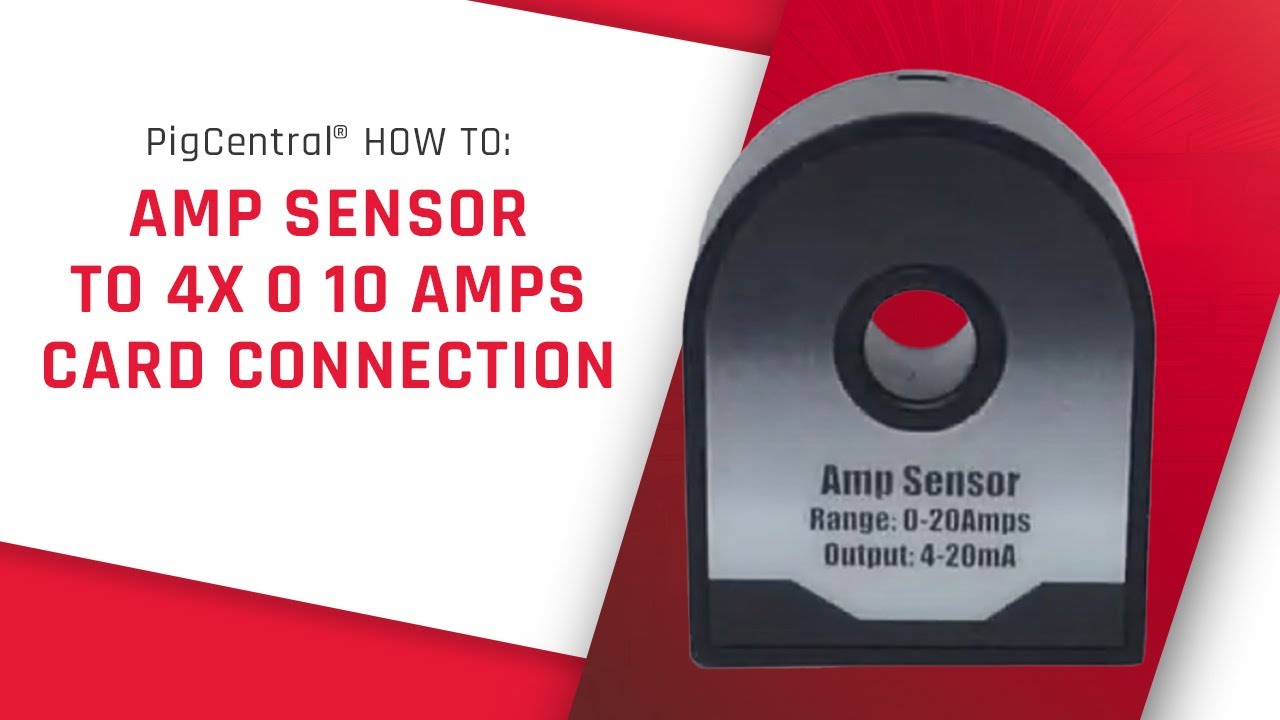 Chore-Time PigCentral® Amp Sensor to 4X 0 10 Amps Card Connection - YouTube