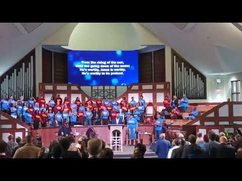Praise Him, Jesus Blessed Savior Ebenezer Bapt. Church Choir and Congregat Dr. Raphel Warnock ...