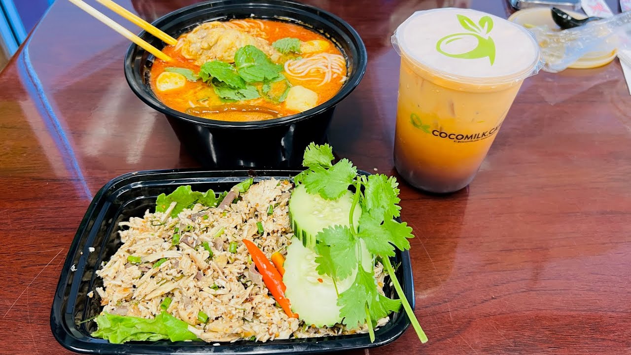 TRYING OUT A BRAND NEW THAI/LAO CAFE IN TOWN! @ COCO MILK CAFE IN ...