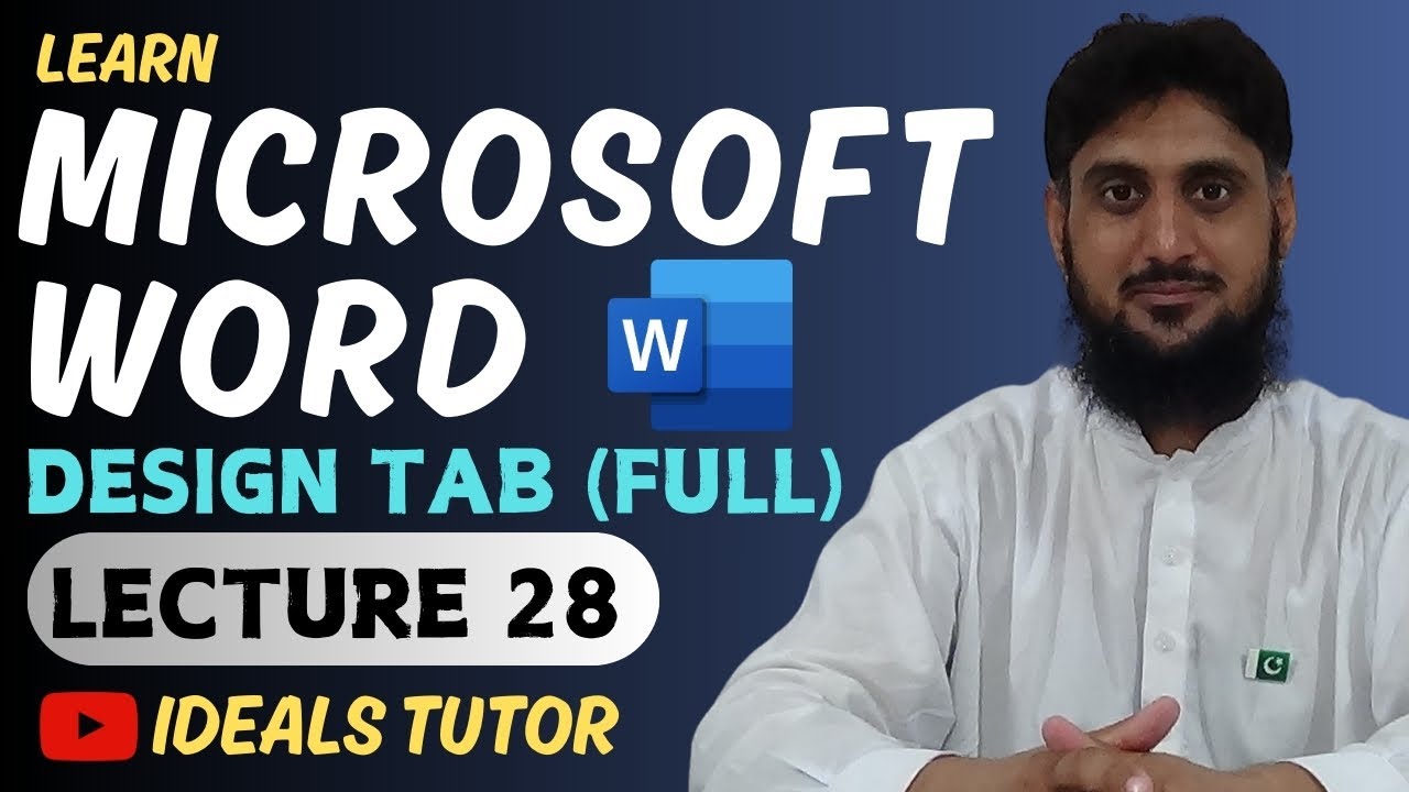 Watermark, Page Colour, Page Border & Style/Themes In MS Word | Lecture ...