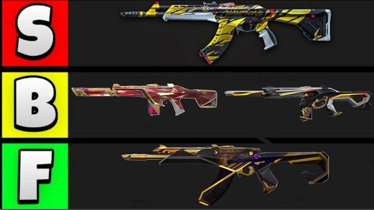 VALORANT - Ranking All Valorant Champions Gun Skins | Valorant ...