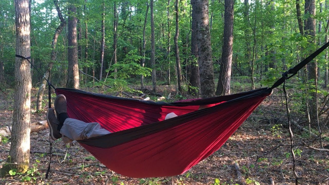 BEAR BUTT HAMMOCK SETUP WITH A CRAZY STORY. - YouTube