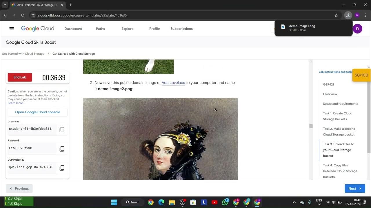 Module : 2 Lab : 1 APIs Explorer: Cloud Storage - YouTube