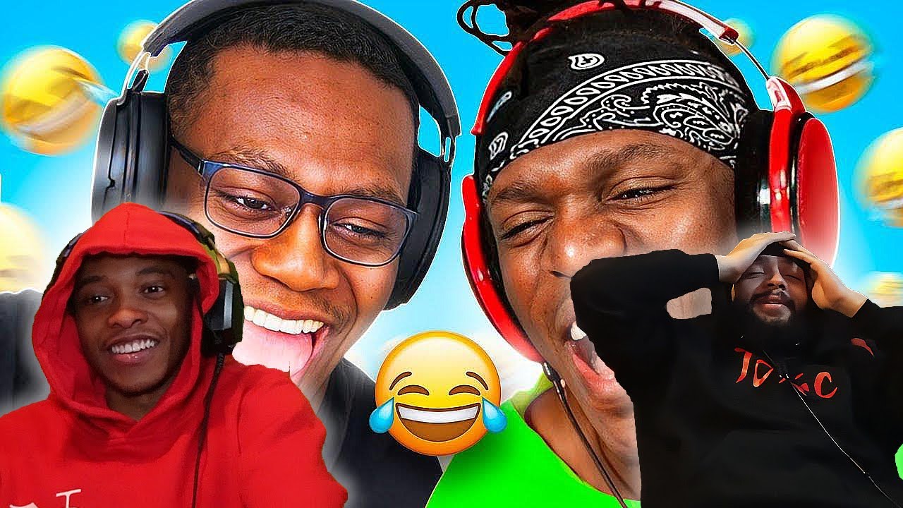 LITERALLY LAUGHS AT EVERYTHING 😂 | KSI ONE LAUGH, ONE PUNCH WITH DEJI ...