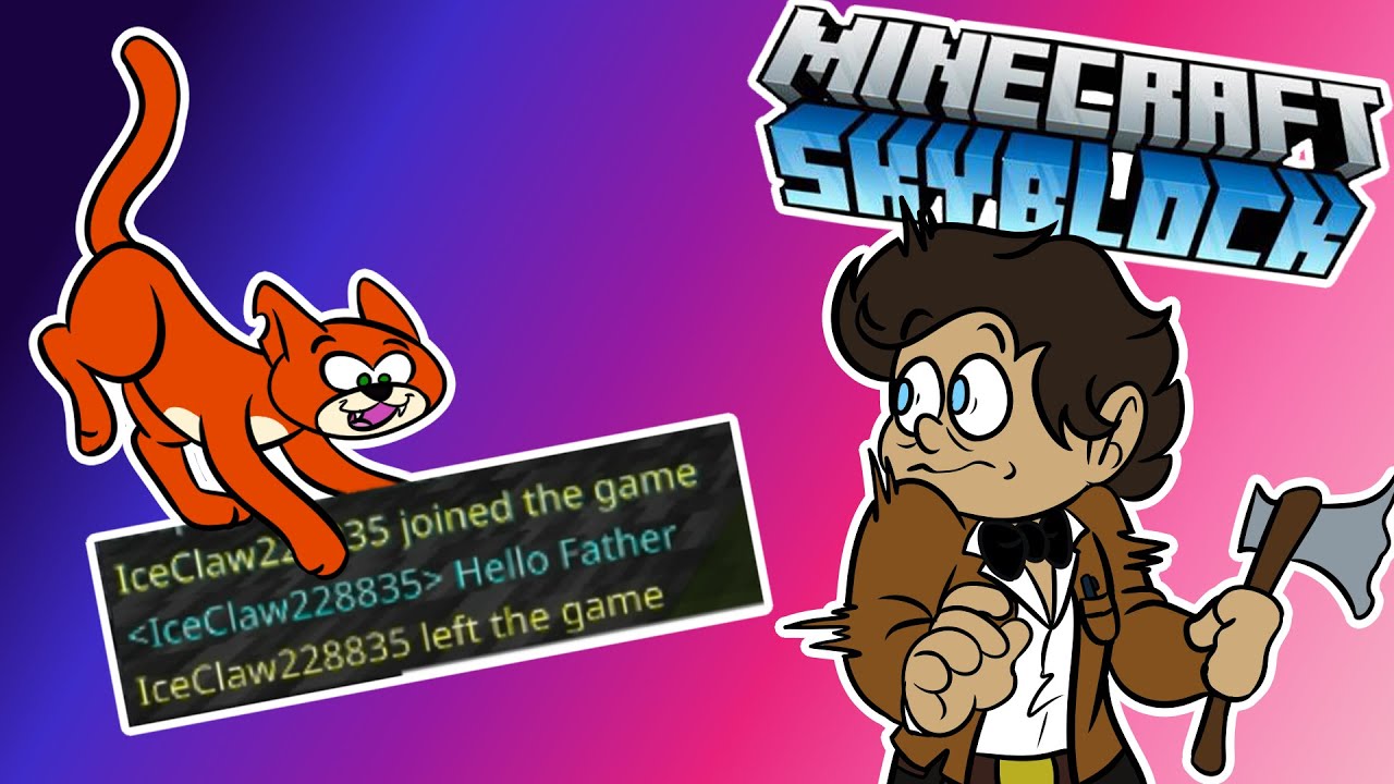 Azrael Crashes My Skyblock Intro - YouTube