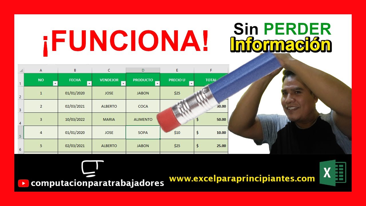 Como Quitar O Eliminar El Formato De Tabla En Excel Sin Borrar La 5194