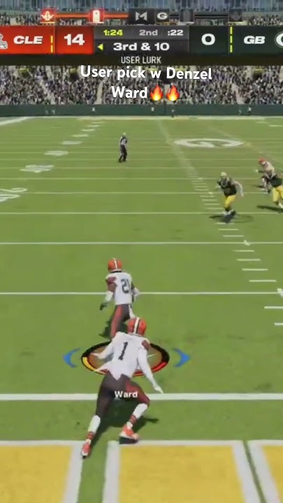 User Pick W Denzel Ward🔥🔥 Madden24 Madden23 Madden24clips