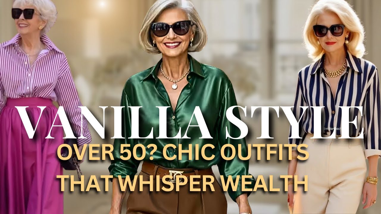 Chic Vanilla Style Outfits for Women Over 50 | Elegant Old Money Looks ...