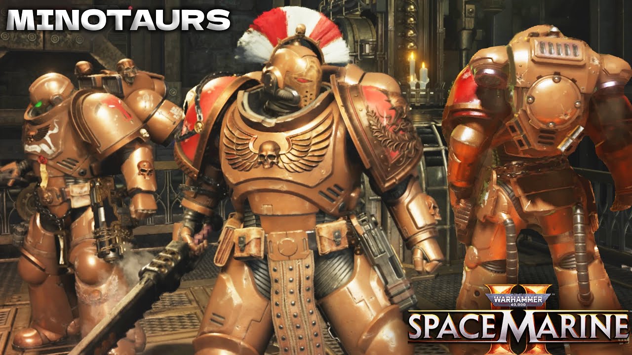 MINOTAURS SQUAD: 3 Space Marines vs HERETICS! - Warhammer 40k: Space ...