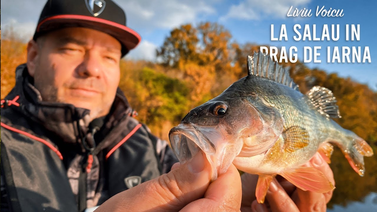 Pescuit la salau in prag de iarna - balta pe Milotina 2 - YouTube