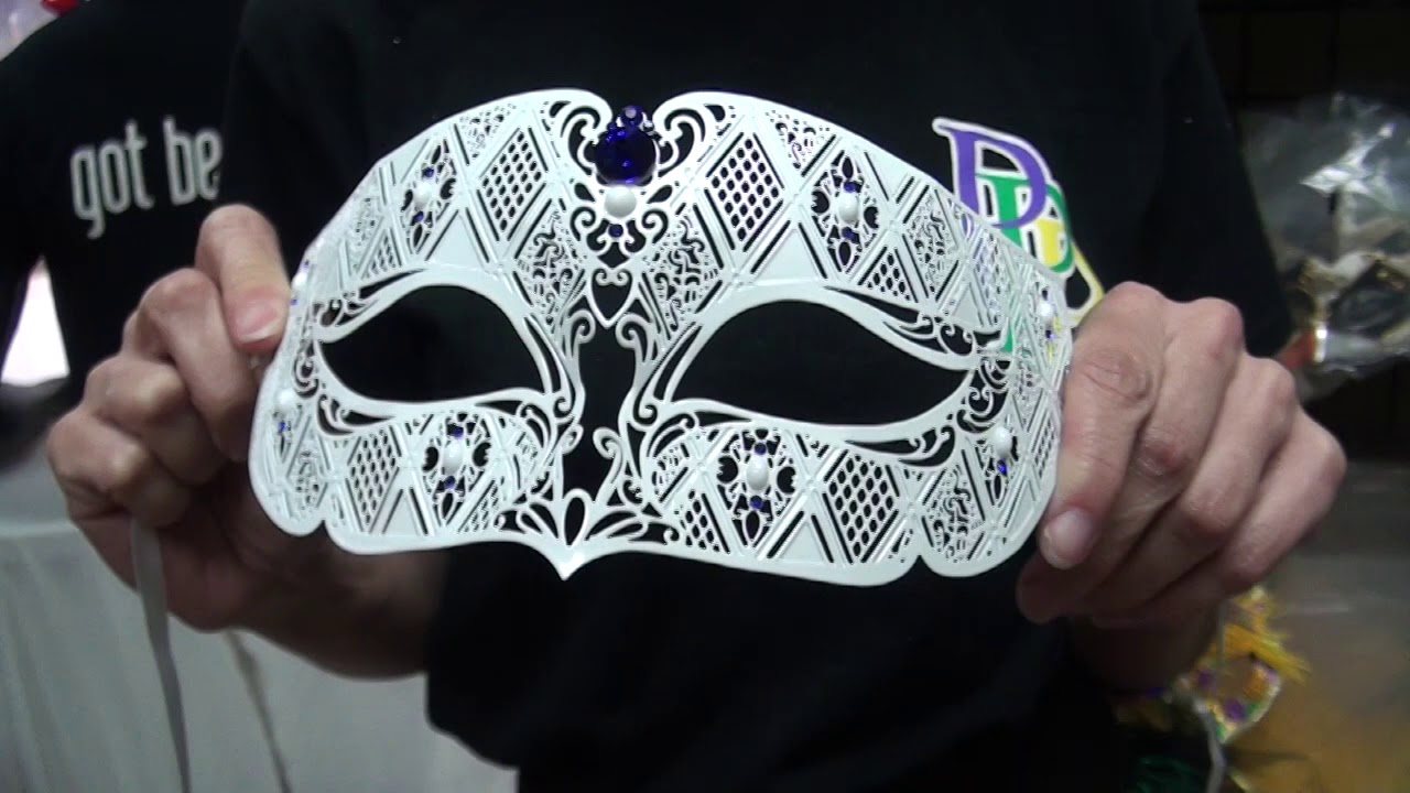Laser Cut Medal Mask - YouTube